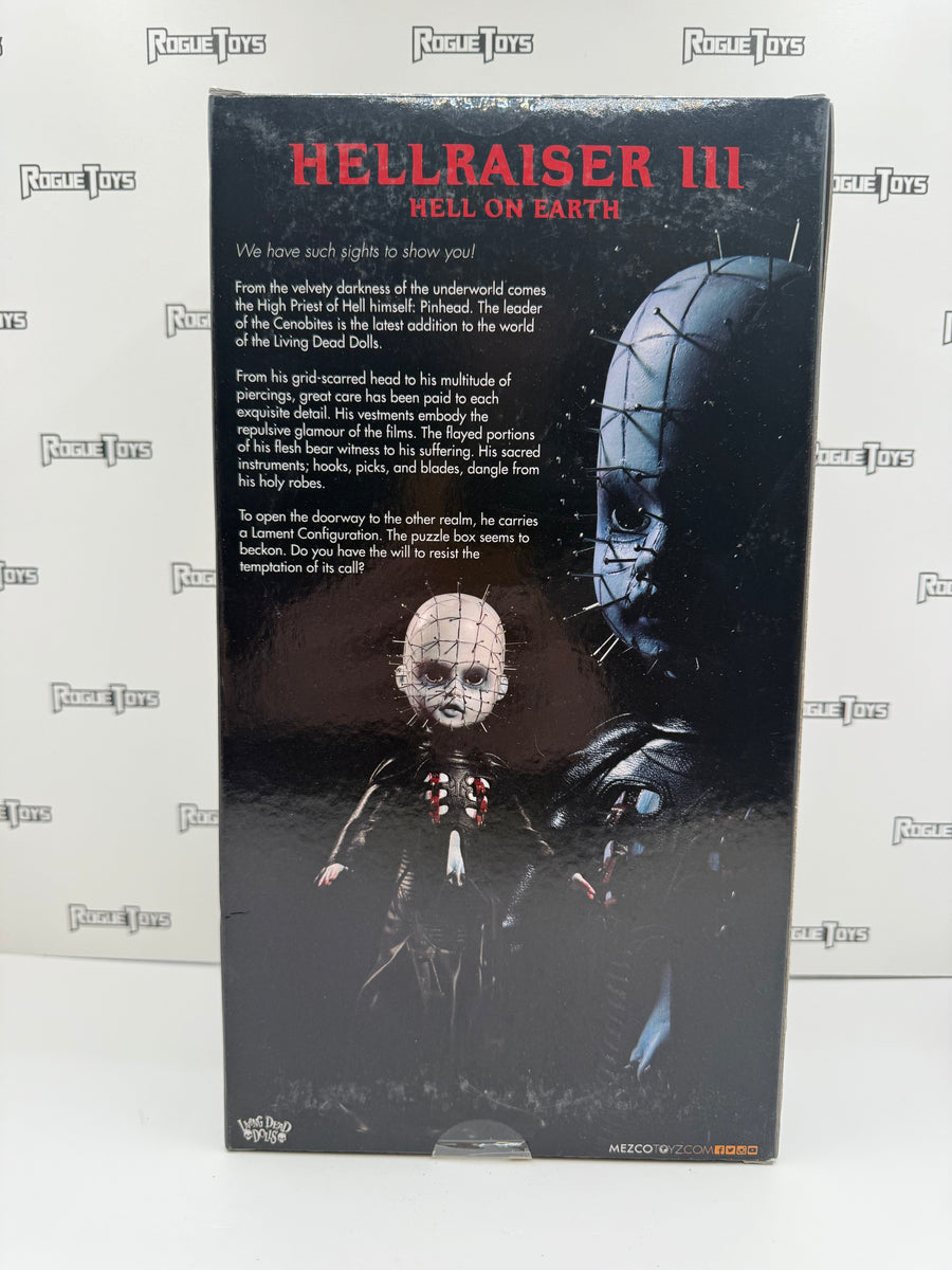 Mezco Living Dead Dolls Presents Hellraiser III: Hell on Earth Pinhead| Rogue Toys