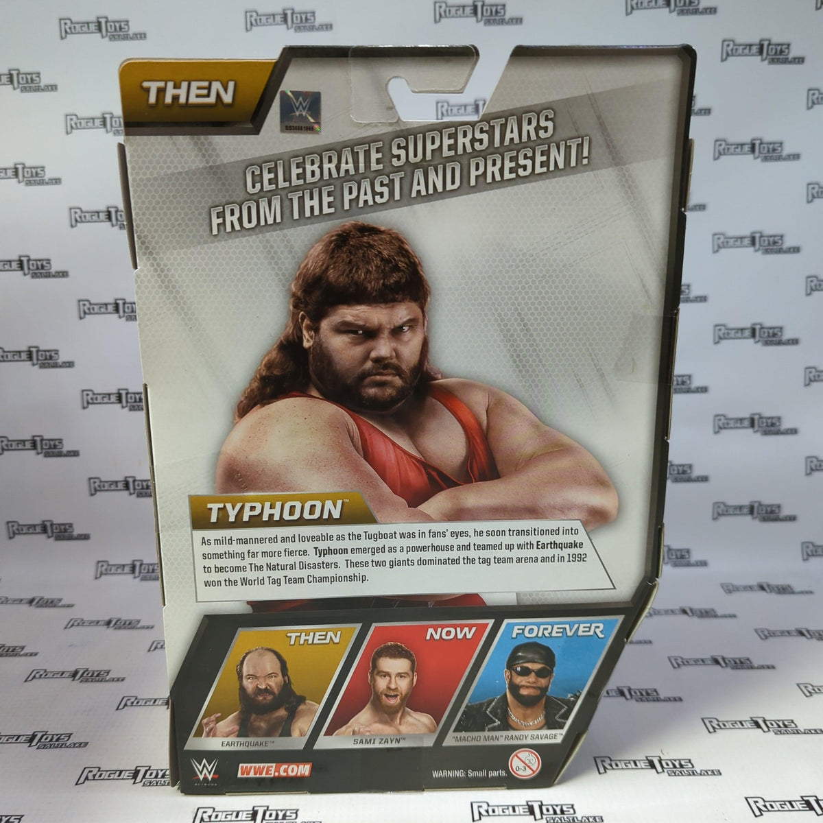 Mattel WWE Elite Collection Then, Now, Forever Series 2 Typhoon (Walma| Rogue Toys