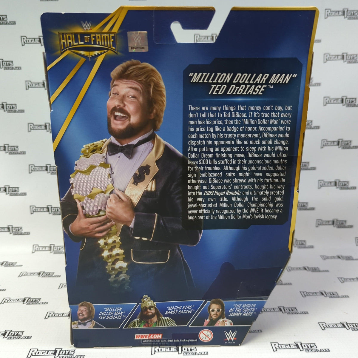 Mattel WWE Elite Collection Hall of Fame Series "Million Dollar Man" T| Rogue Toys
