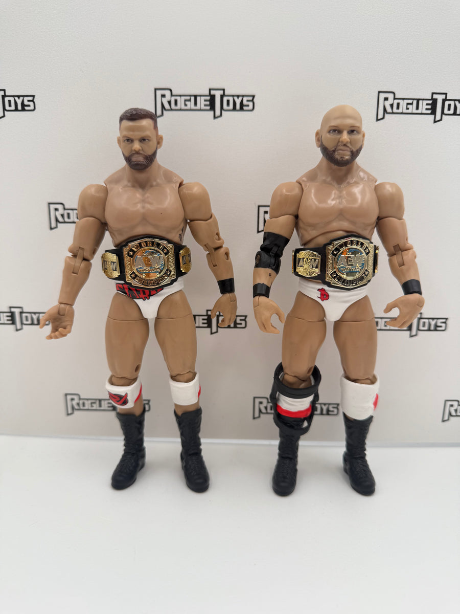 Jazwares AEW Unrivaled Collection Series 7 #54 Dax Harwood & #55 Cash | Rogue Toys