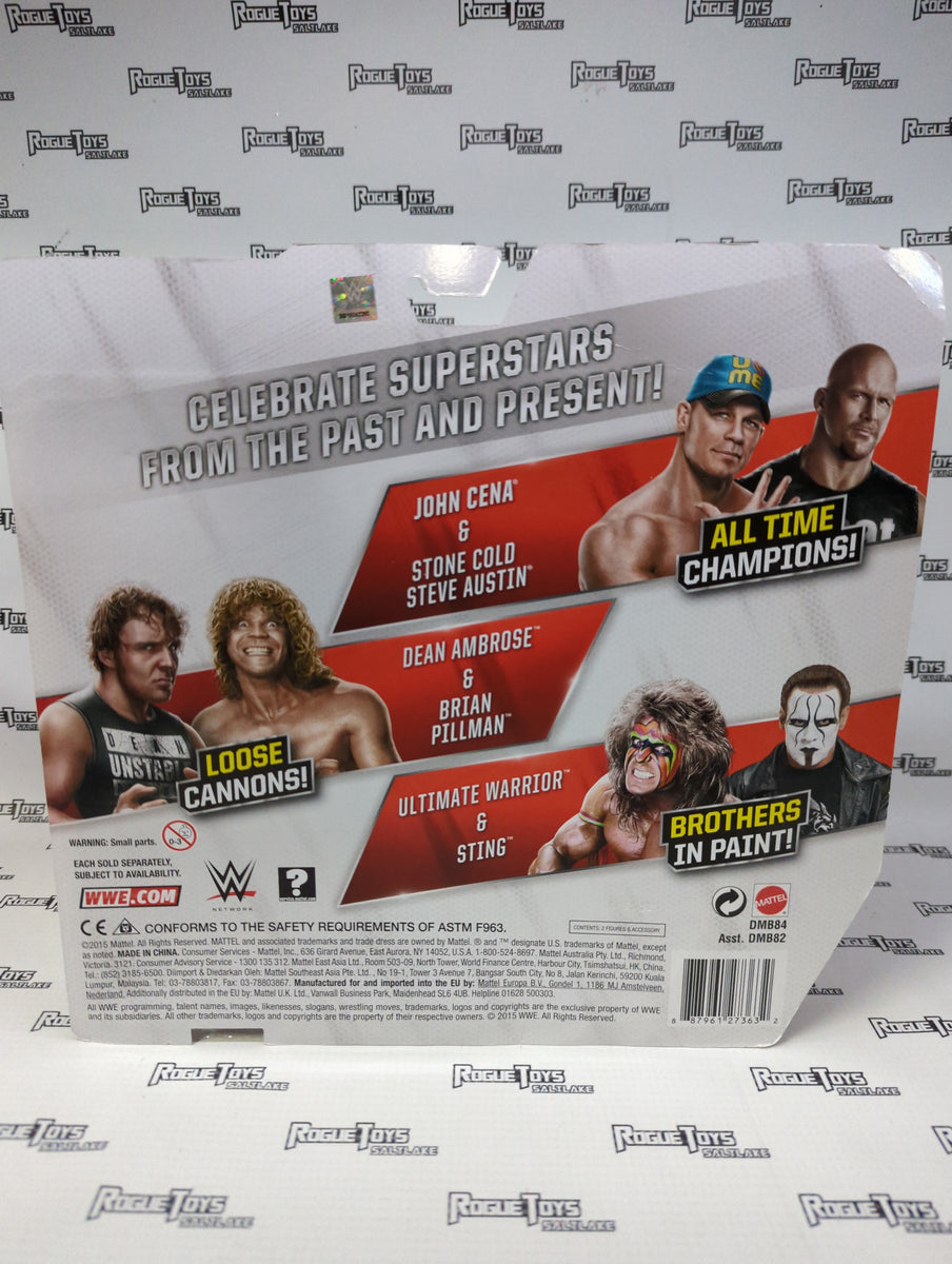Mattel WWE Then Now Forever Ultimate Warrior & Sting| Rogue Toys