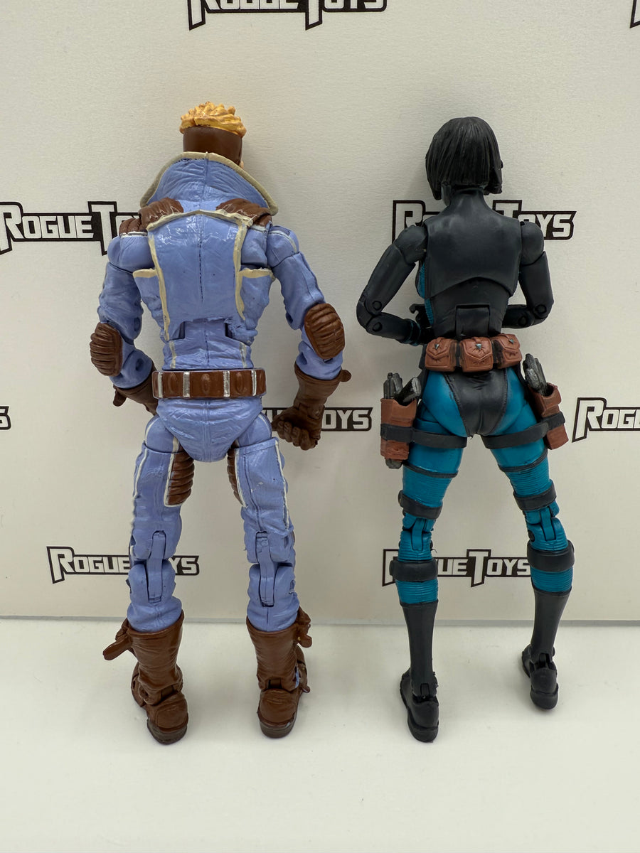 Hasbro Marvel Legends 2-Pack Cannonball & Domino| Rogue Toys