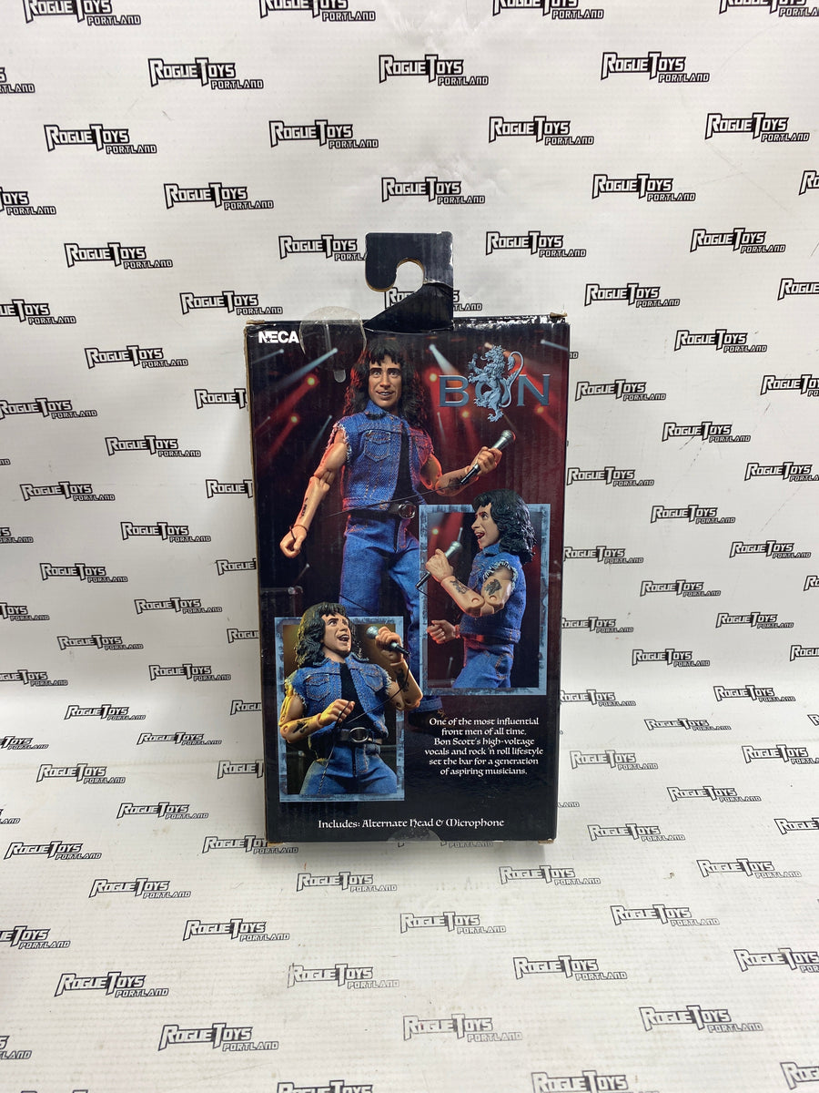 NECA AC/DC Bon Scott 8” Retro Cloth Figure| Rogue Toys