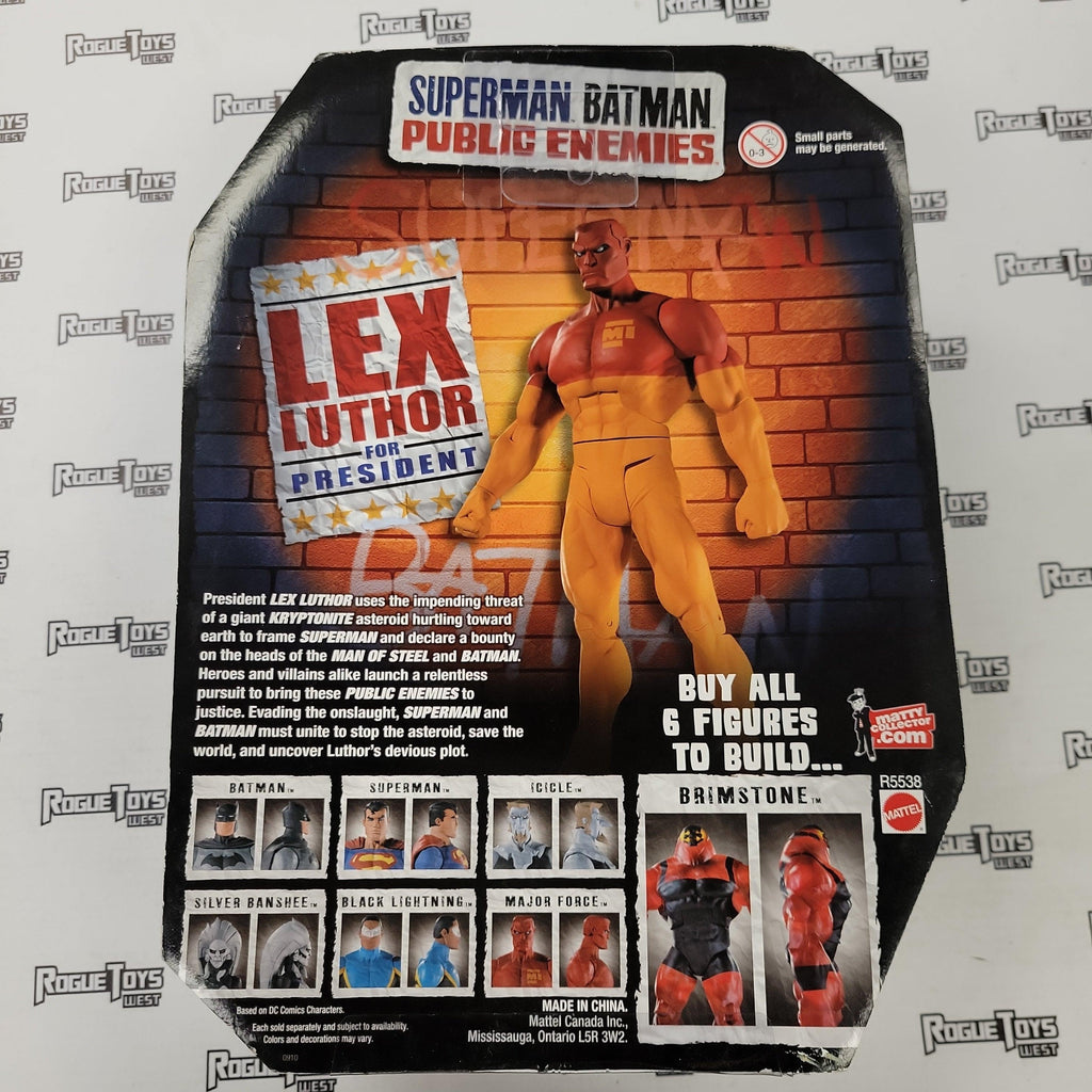 Mattel superman & batman: public enemies, major force