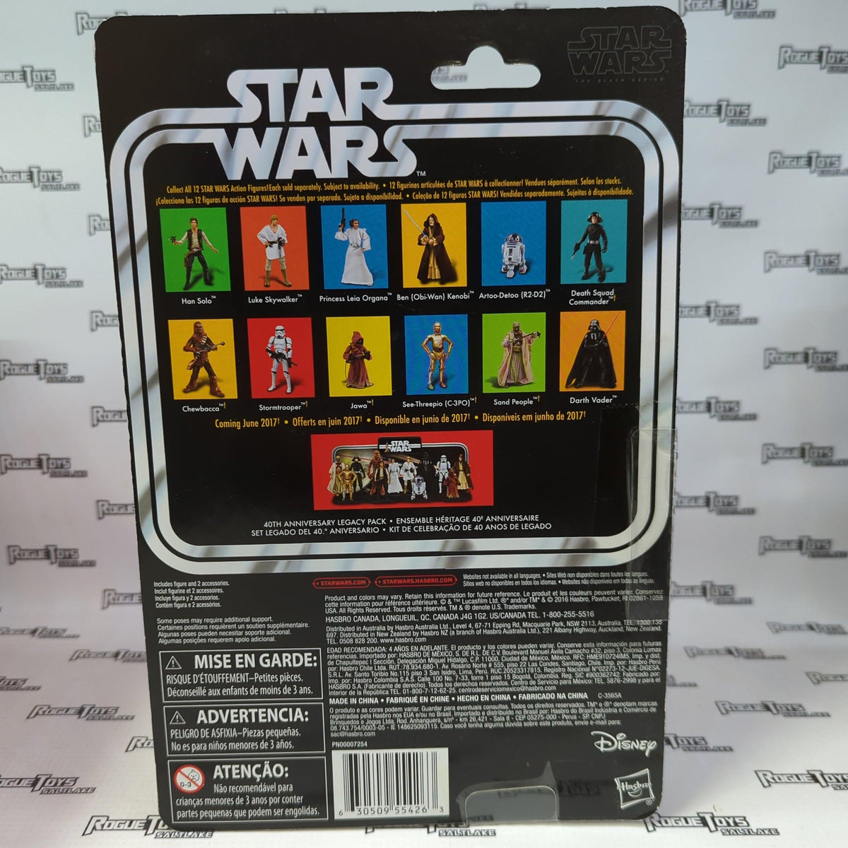 Hasbro Star Wars The Black Series 40th Anniversary Princess Leia Organ ...