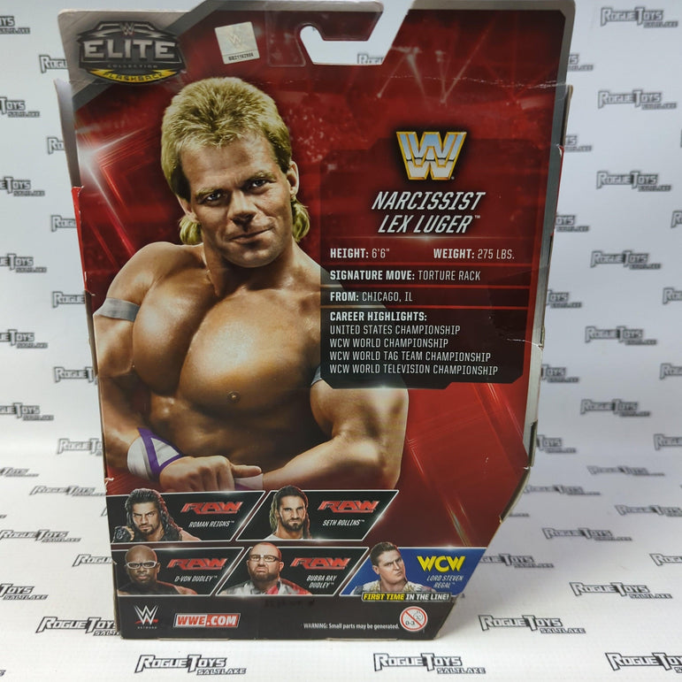 Mattel wwe elite collection flashback narcissist lex luger