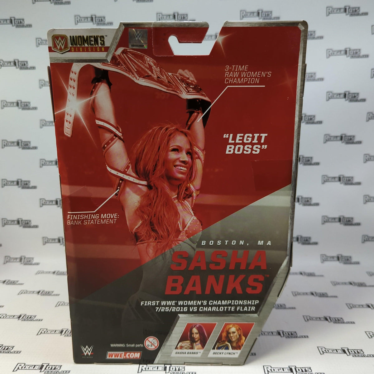 Mattel WWE Elite Collection Women's Division Sasha Banks| Rogue Toys