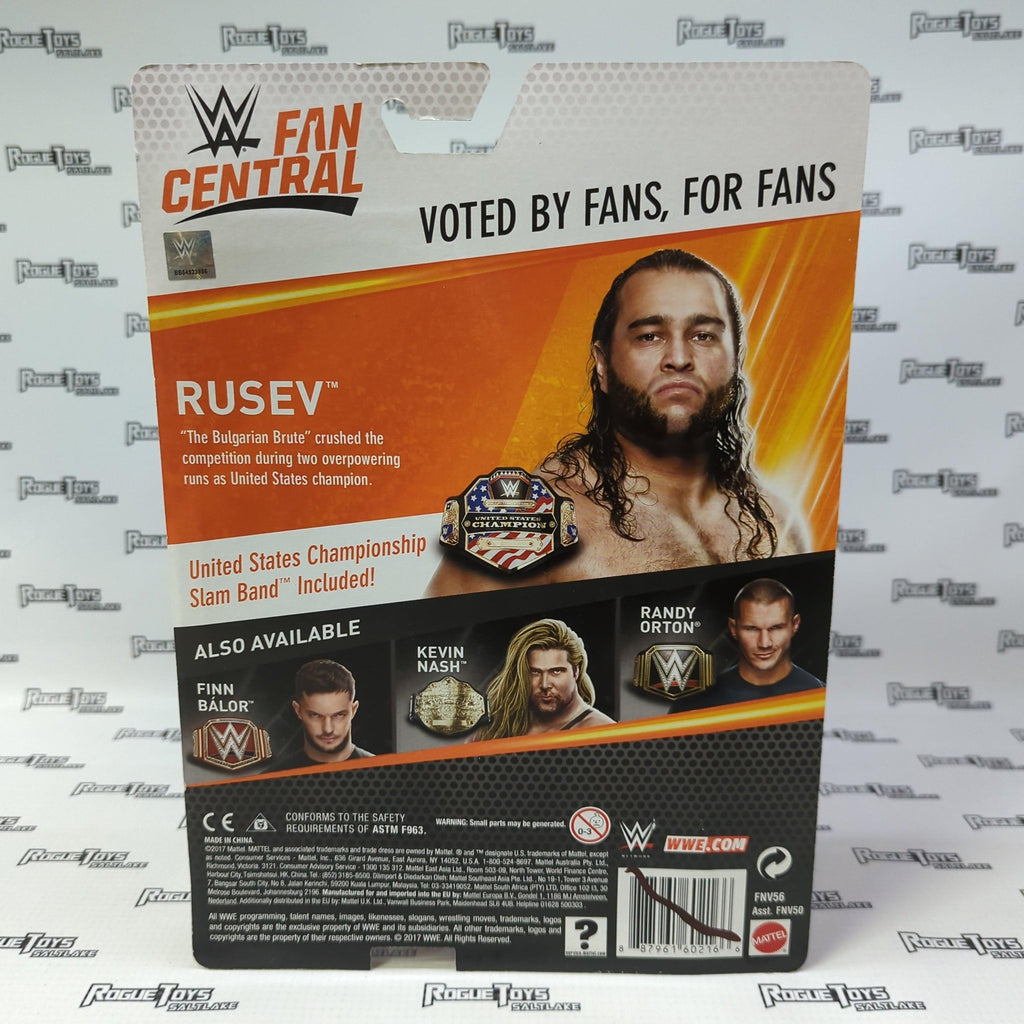 Mattel wwe fan central rusev