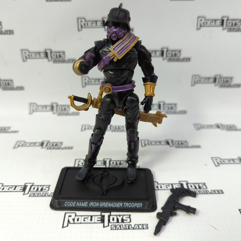 Hasbro g.i. joe iron grenadier command set iron grenadier trooper