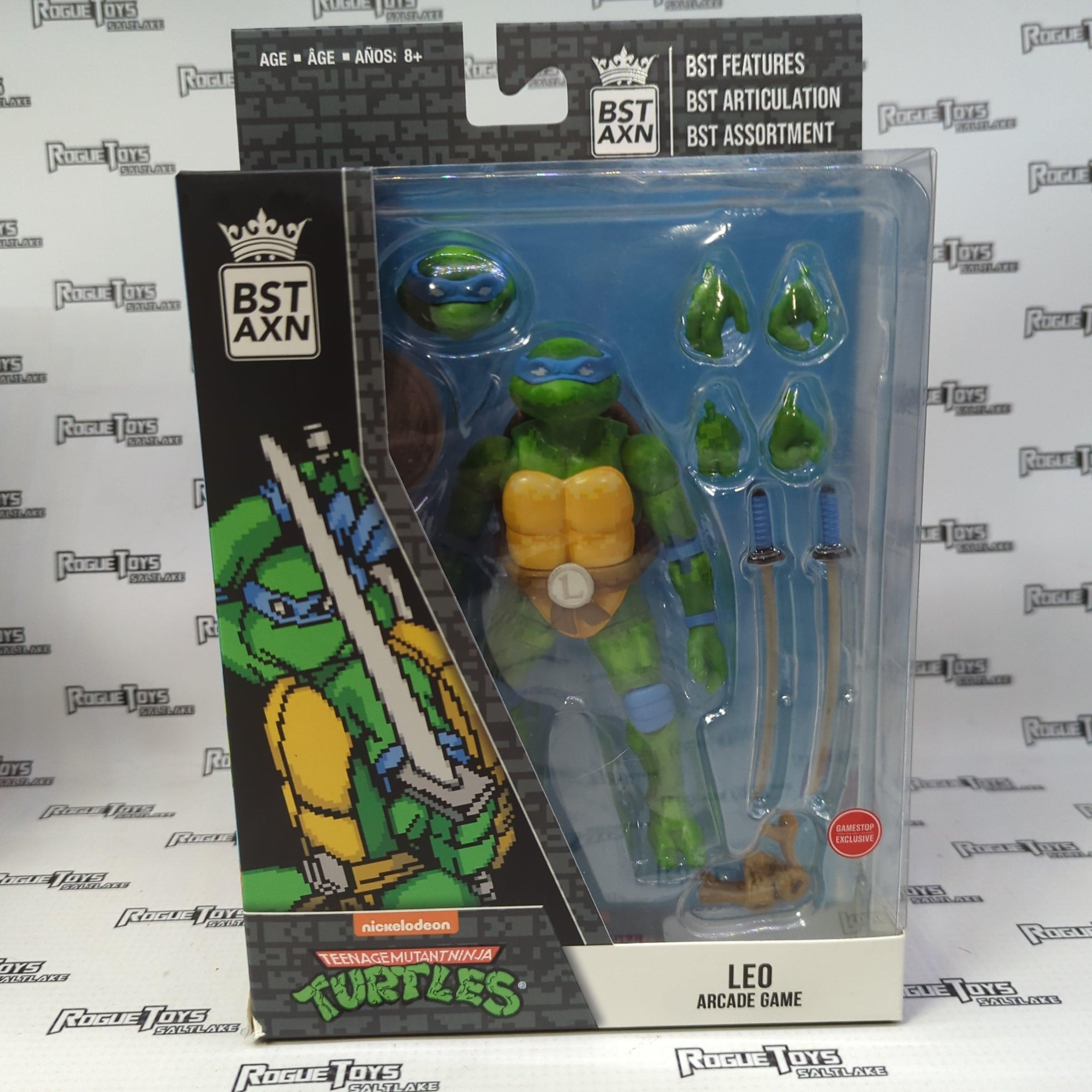 BST AXN Teenage Mutant Ninja Turtles Arcade Game Leonardo GameStop Ex Rogue Toys