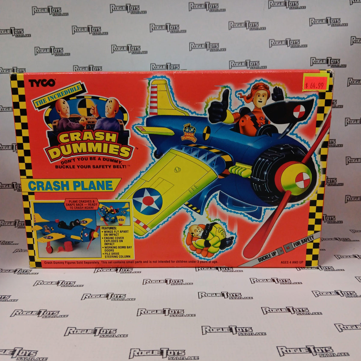 Tyco The Incredible Crash Dummies Crash Plane| Rogue Toys
