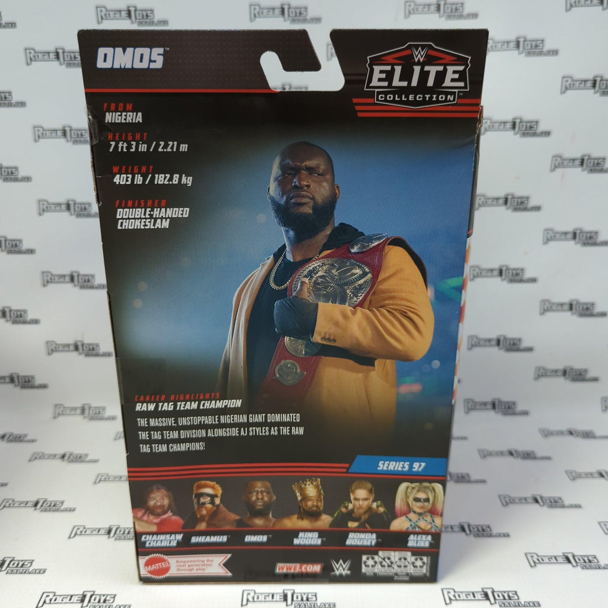 Mattel WWE Elite Collection Series 97 Omos| Rogue Toys