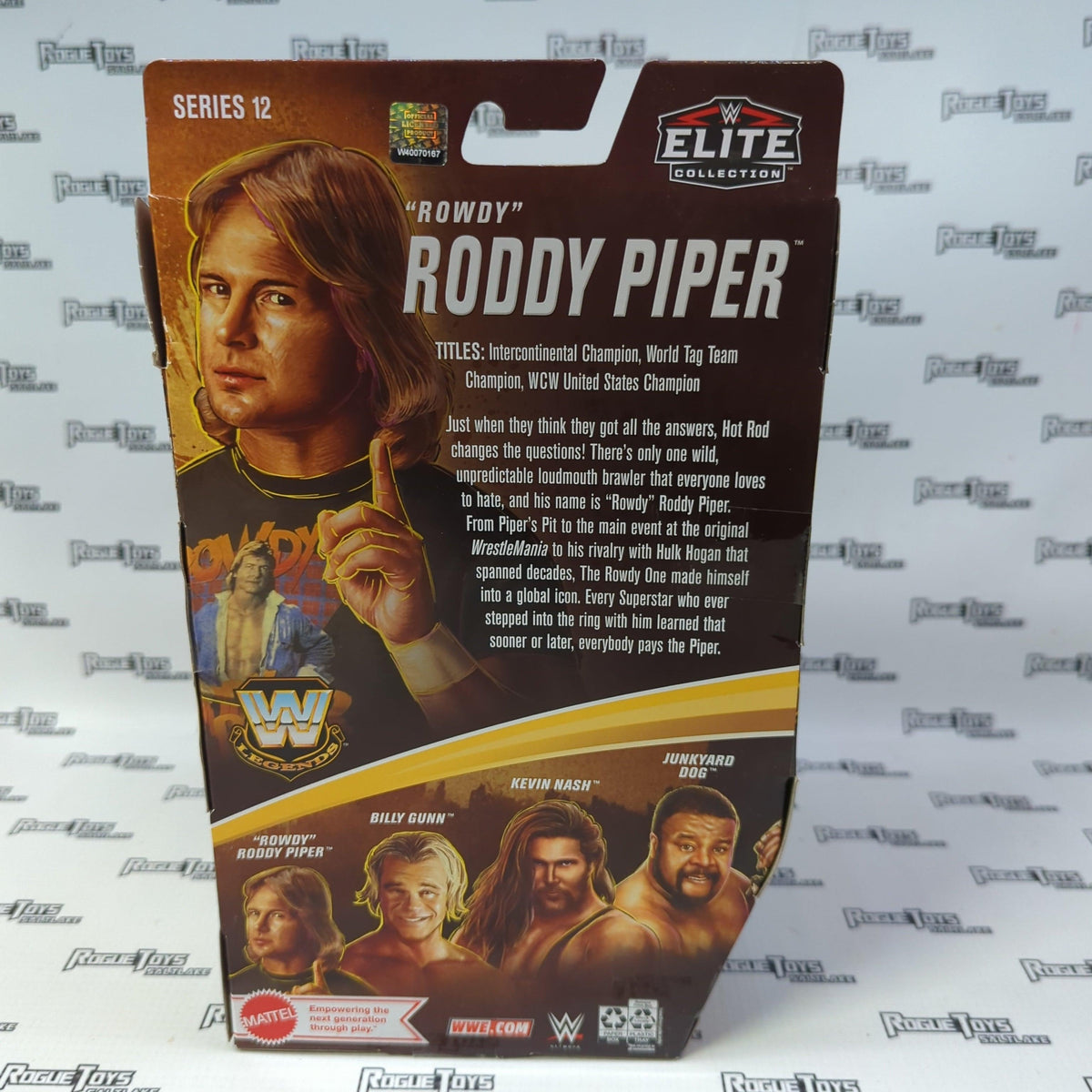 Mattel WWE Elite Collection Legends Series 12 "Rowdy" Roddy Piper ...
