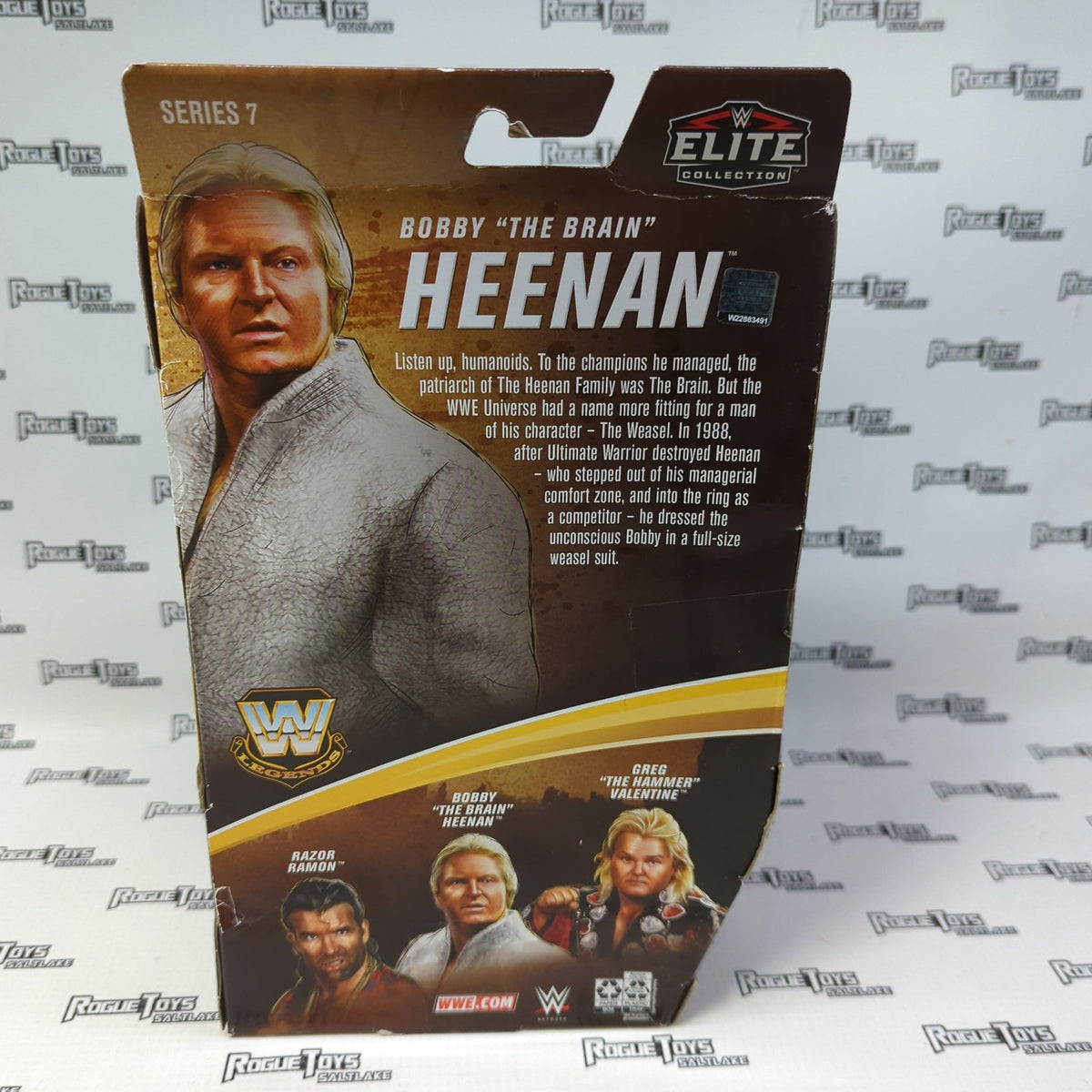 Mattel WWE Elite Collection Legends Series 7 Bobby "The Brain" Heenan ...
