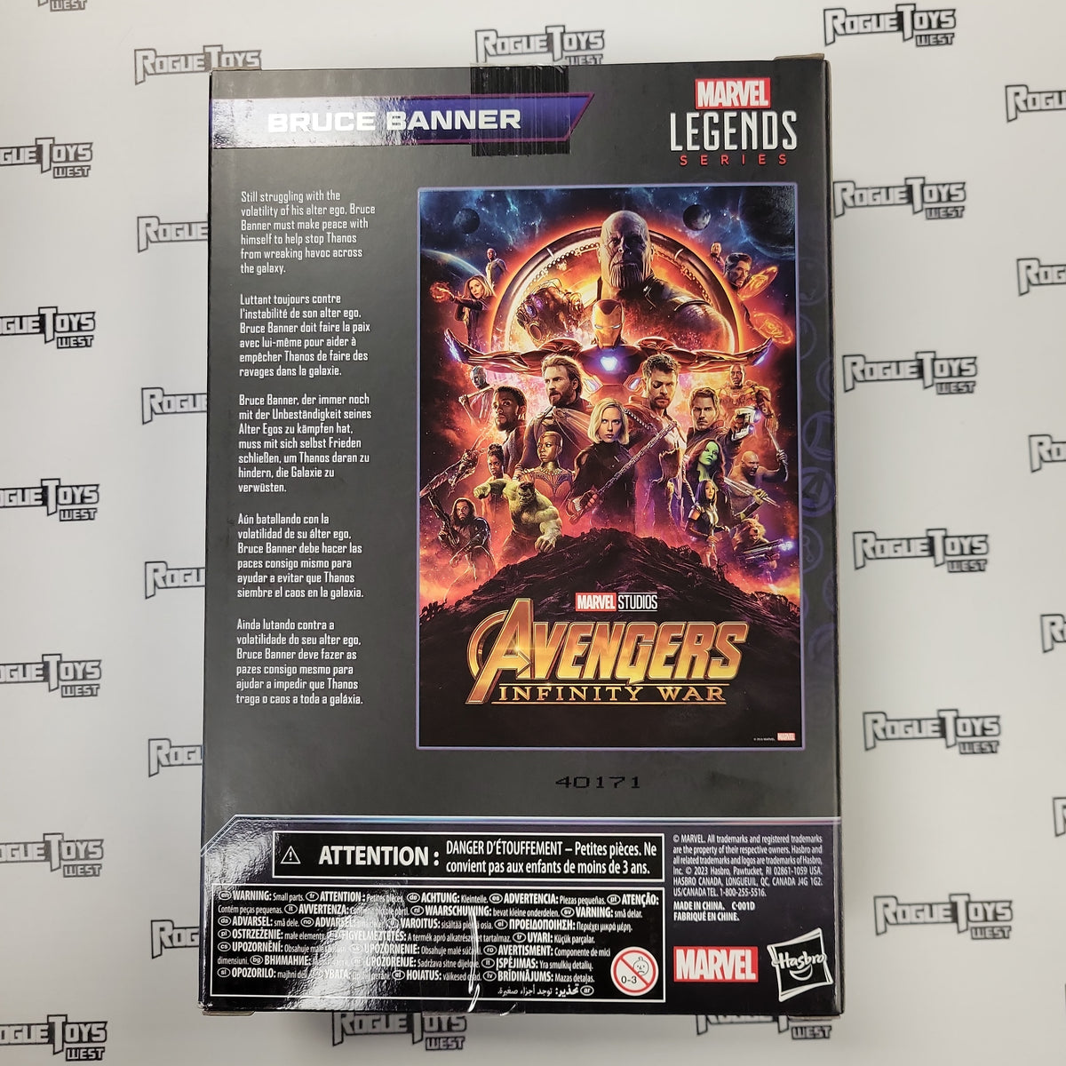 HASBRO Marvel Legends, The Infinity Saga, Bruce Banner (Avengers: Infi ...