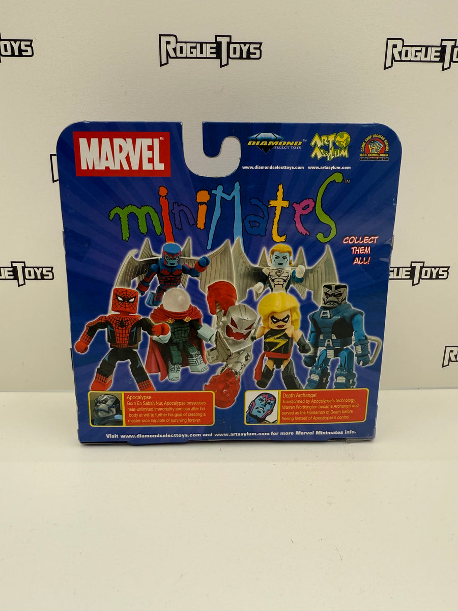 Diamond Select Toys Marvel Minimates Death Archangel & Apocalypse 2-Pa ...