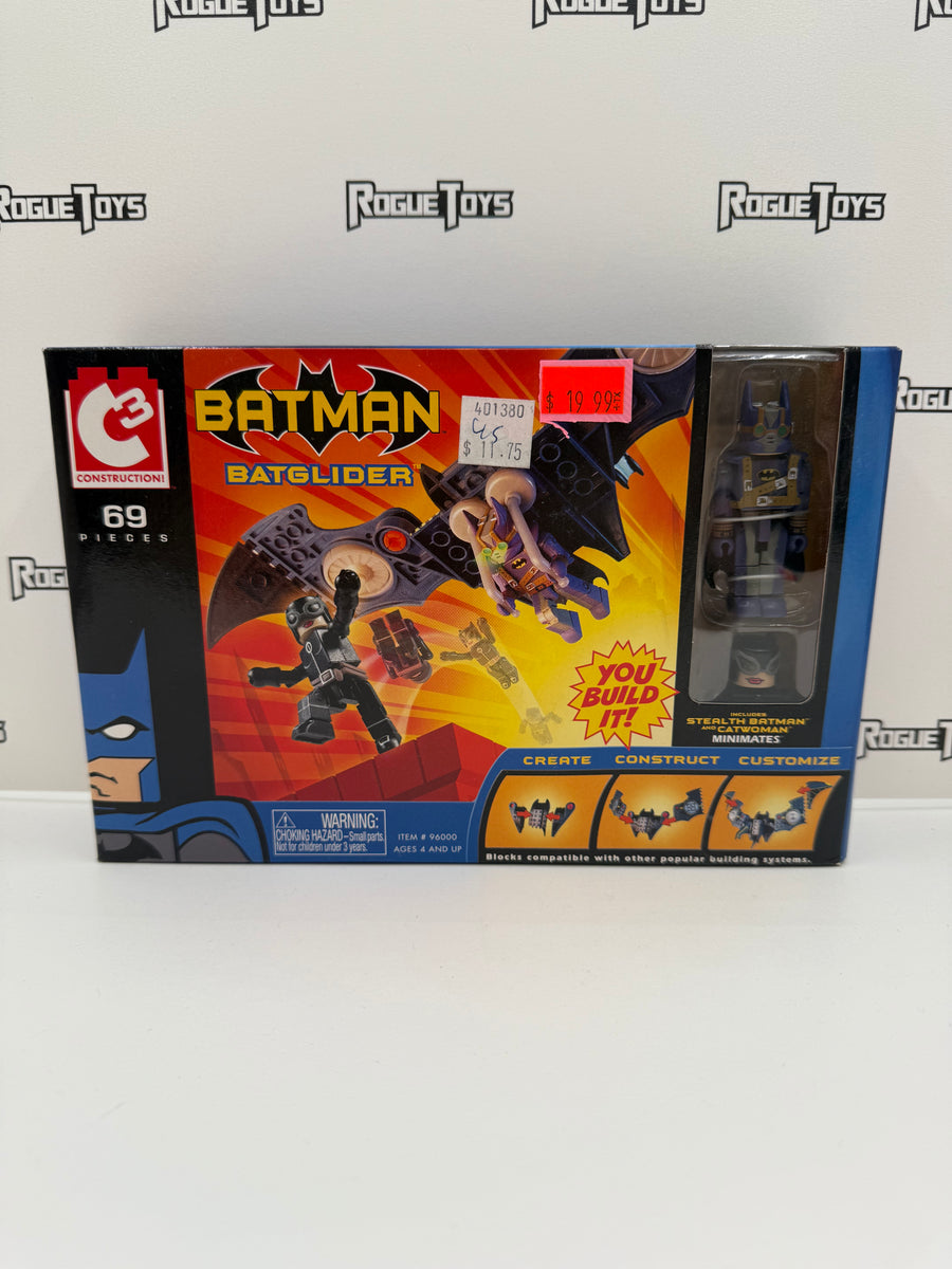 Jakks Pacific C3 Construction DC Batman Batglider Stealth Batman vs. C ...