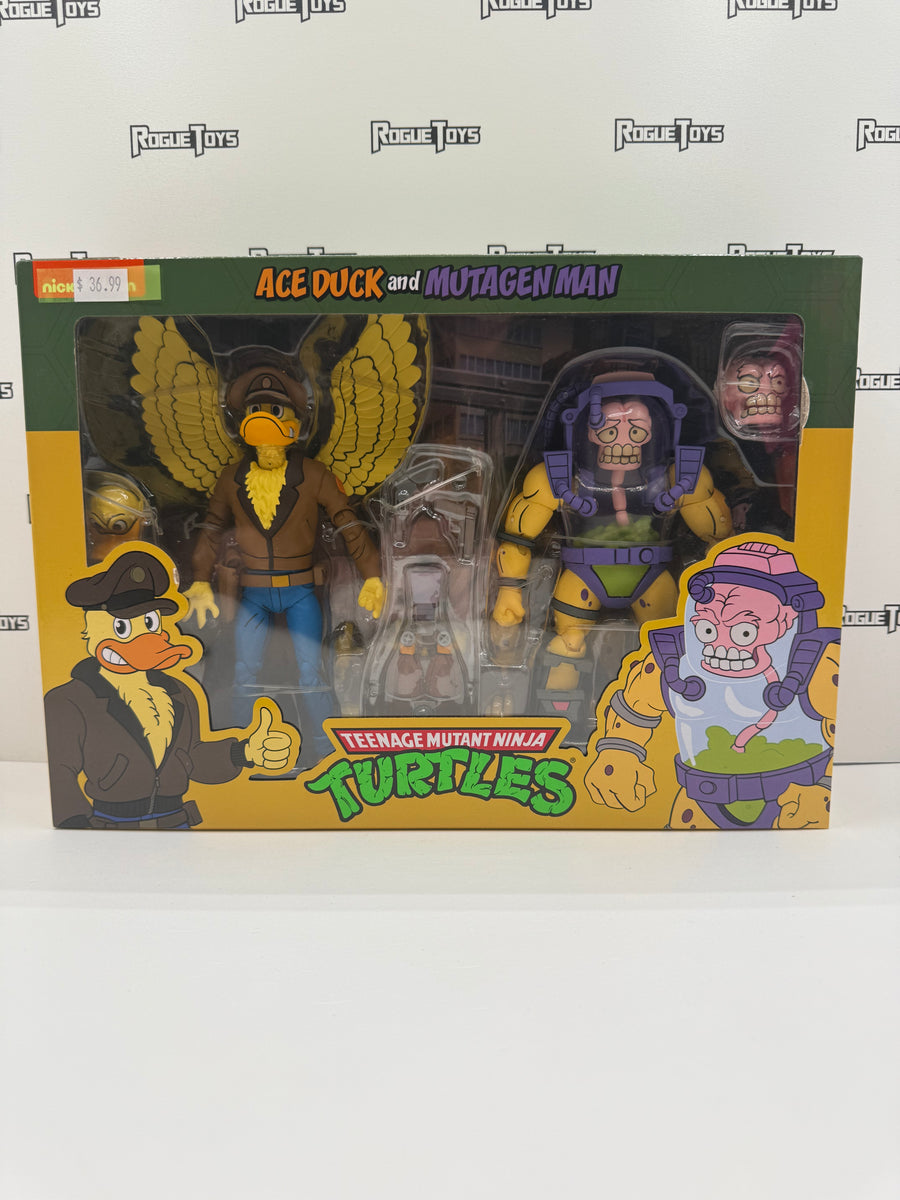 NECA Nickelodeon Teenage Mutant Ninja Turtles (TMNT) Ace Duck and Muta ...