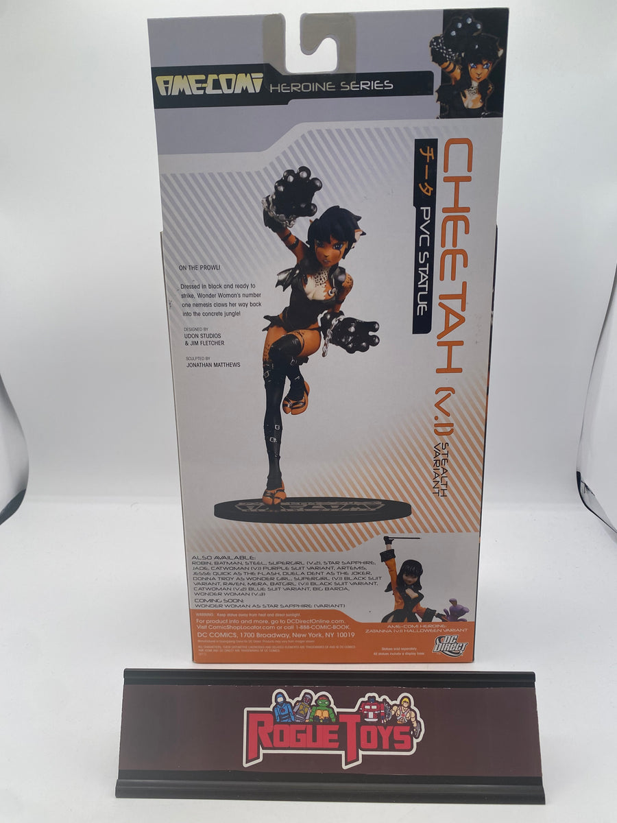 DC Direct Ame-Com Heroine Series Cheetah (v.1) Stealth Variant| Rogue Toys