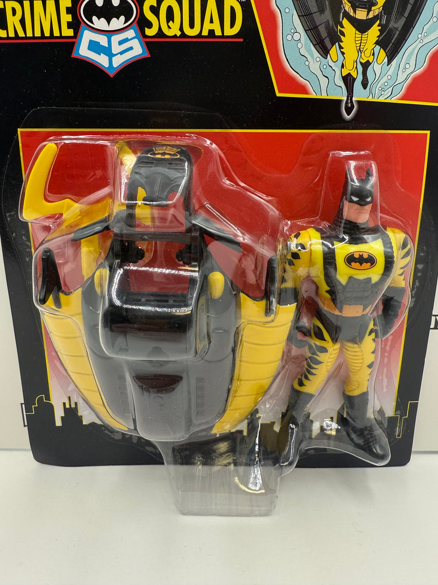Kenner Batman The Animated Series Crime Squad Sea Claw Batman with Tra ...