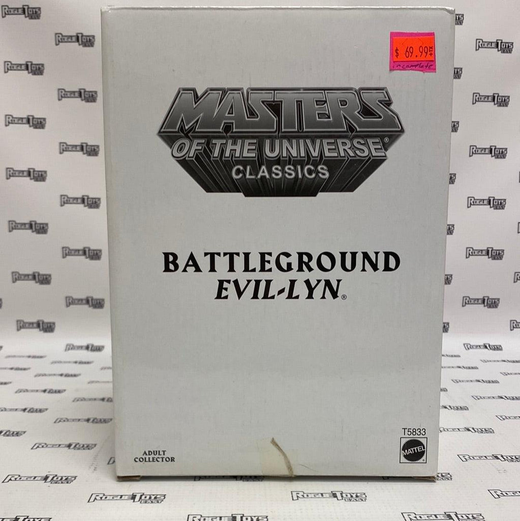 Mattel masters of the universe classics battleground evil-lyn (incompl