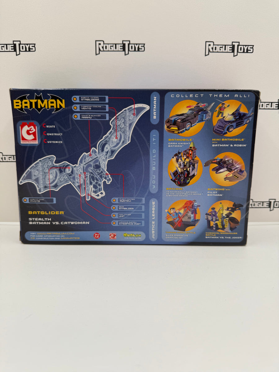 Jakks Pacific C3 Construction DC Batman Batglider Stealth Batman vs. C ...