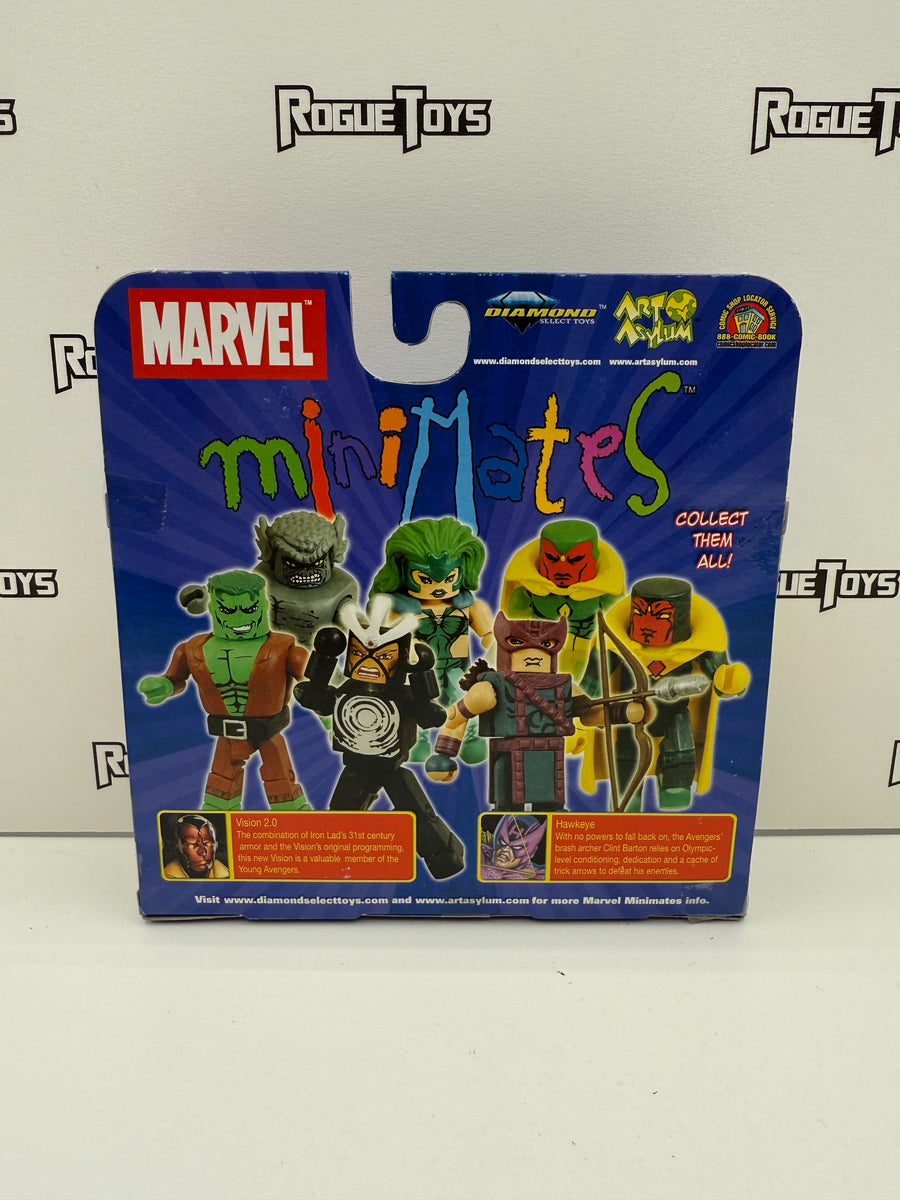 Diamond Select Toys Marvel Minimates Vision 2.0 & Hawkeye Variant 2-Pa ...