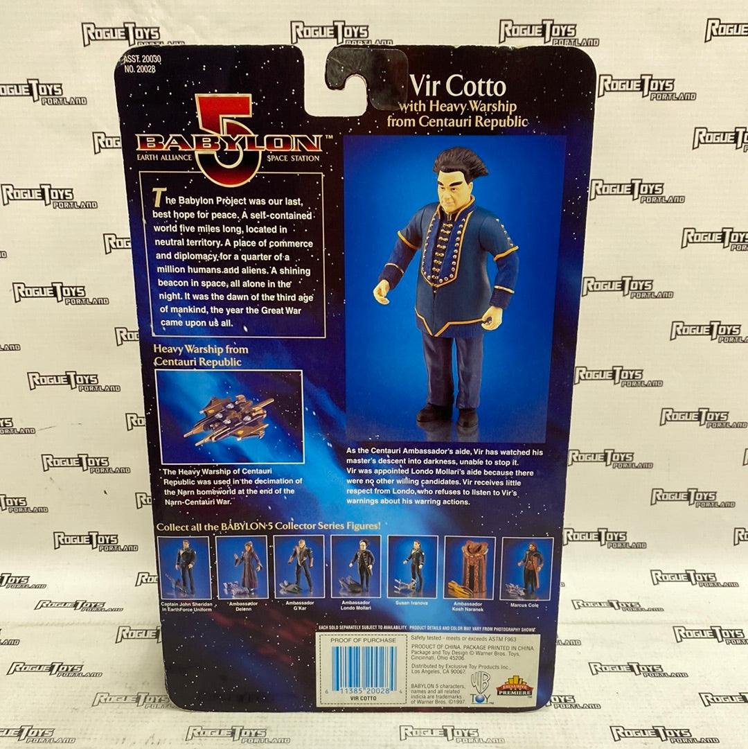 Babylon 5 Vir Cotto with Heavy Warship from Centauri Republic| Rogue Toys
