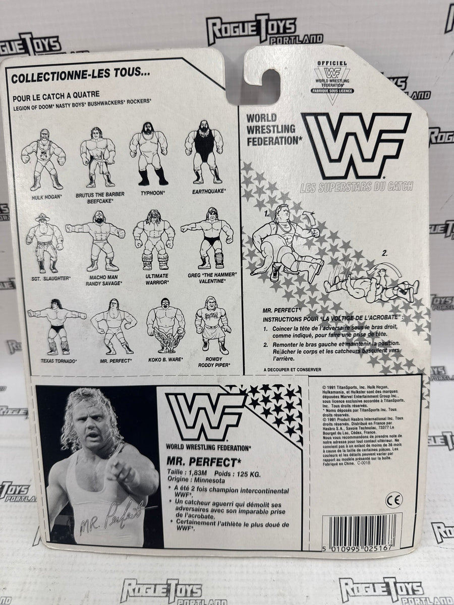Hasbro WWF Mr. Perfect Series 4 MOC (French)| Rogue Toys
