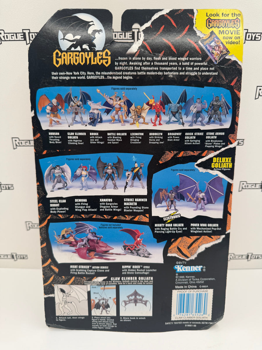 Kenner Gargoyles Claw Climber Goliath with Highrise Climbing Gear ...