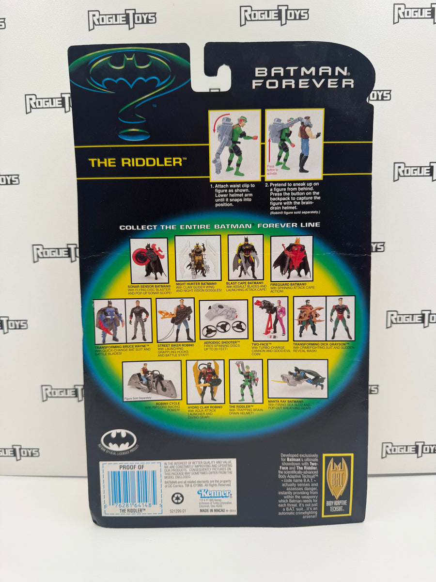 Kenner Batman Forever The Riddler with Trapping Brain-Drain Helmet ...