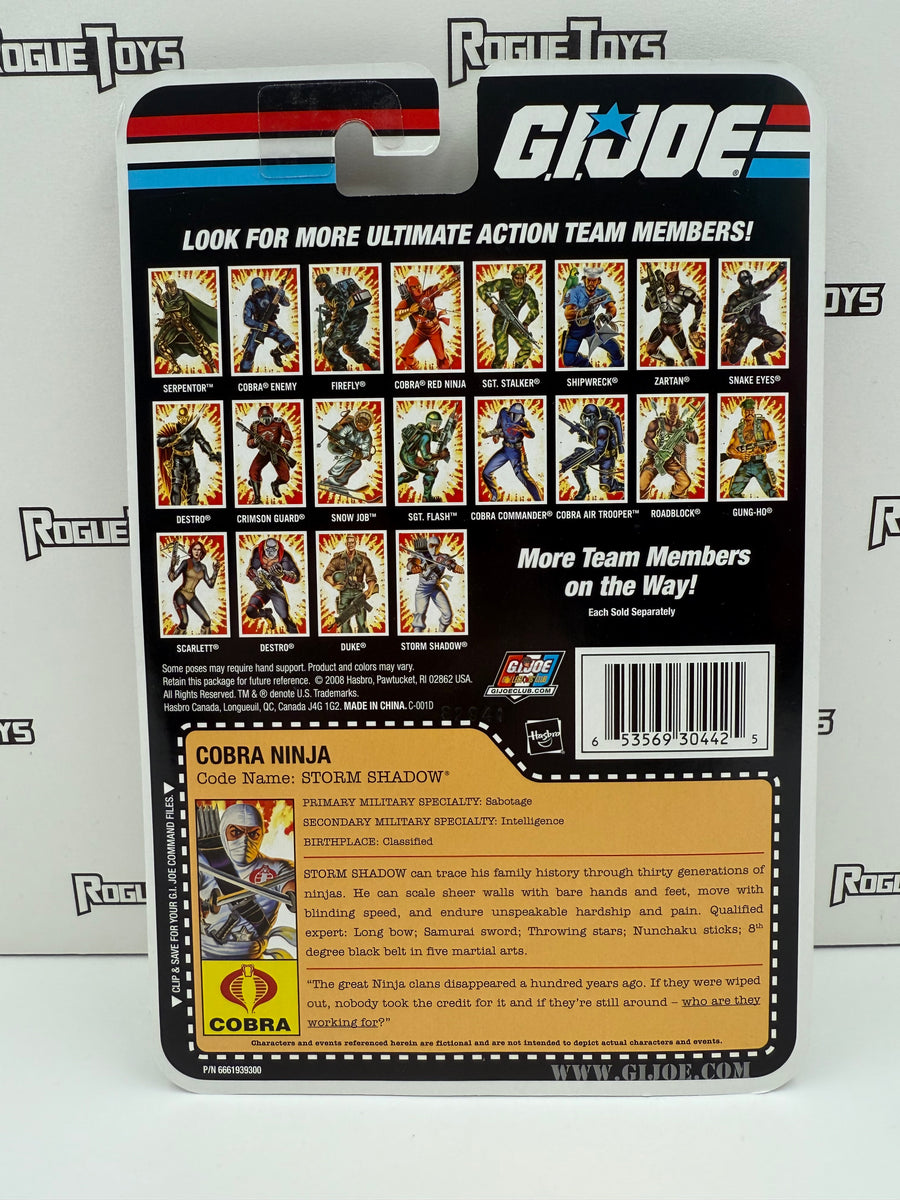 Hasbro G.I. Joe Cartoon Series Cobra Enemy! Cobra Ninja Storm Shadow ...