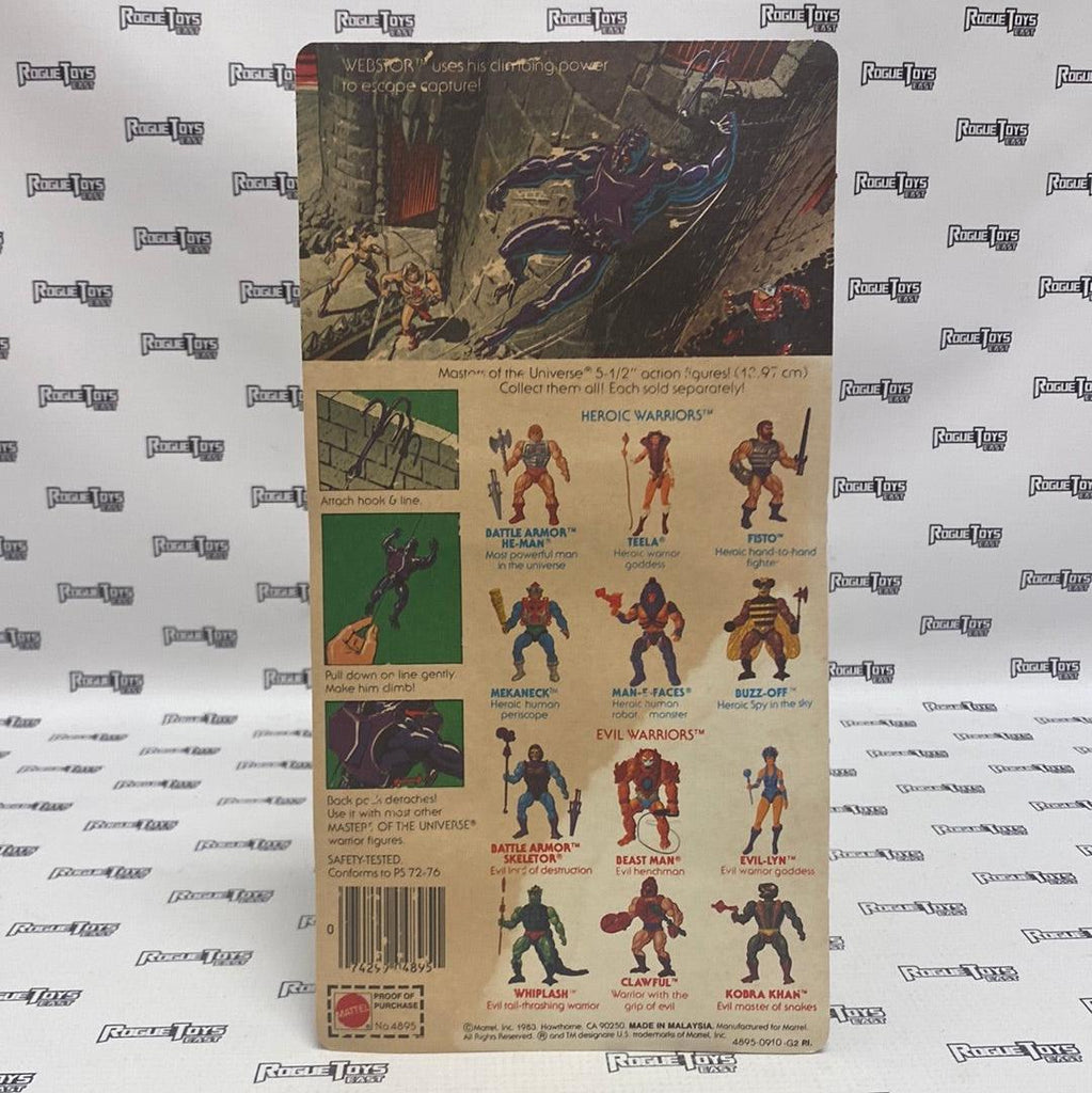 Mattel 1983 masters of the universe webstor