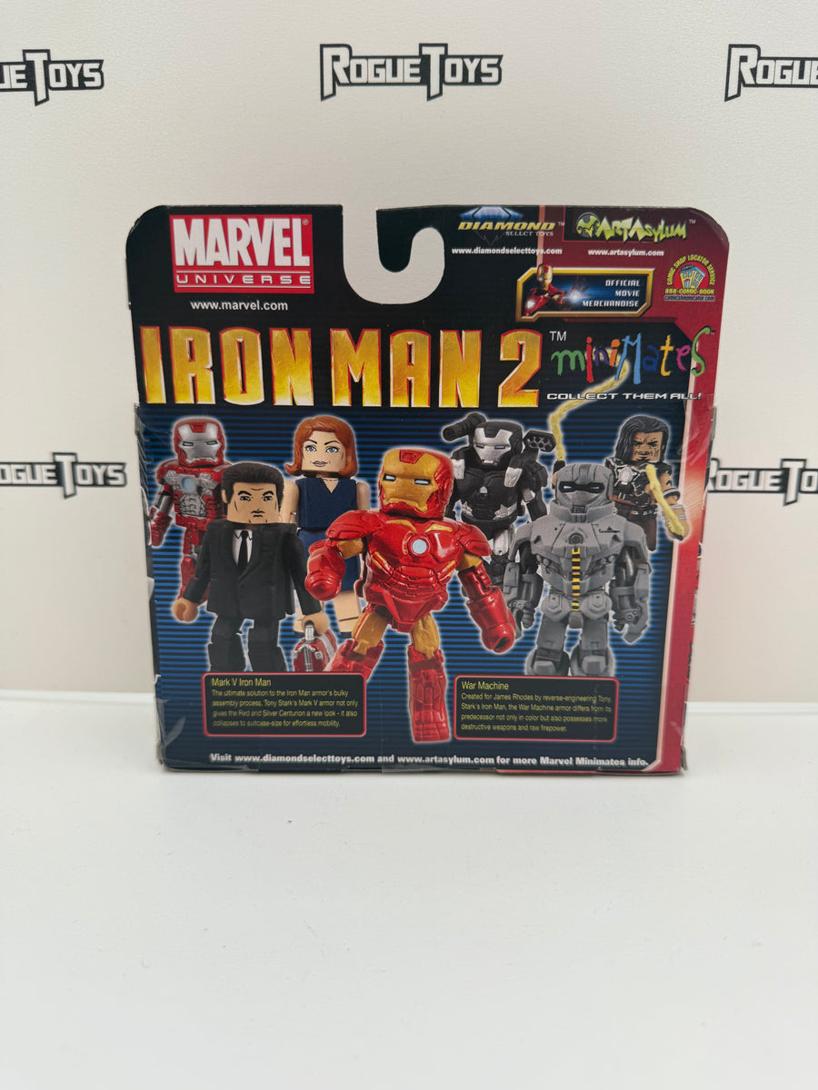 Diamond Select Toys Marvel Universe Minimates Iron Man 2 Mark V Iron M ...