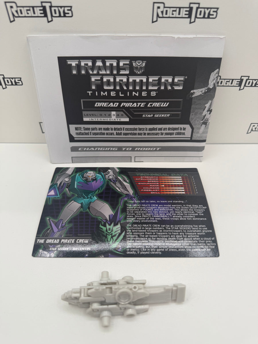 Hasbro Transformers Timelines Decepticon Dread Pirate Crew Pirate Clin ...