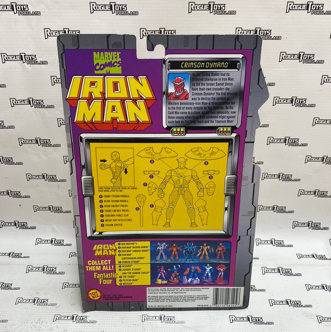 Vintage Toy Biz Iron Man Crimson Dynamo with Blasting Action| Rogue Toys