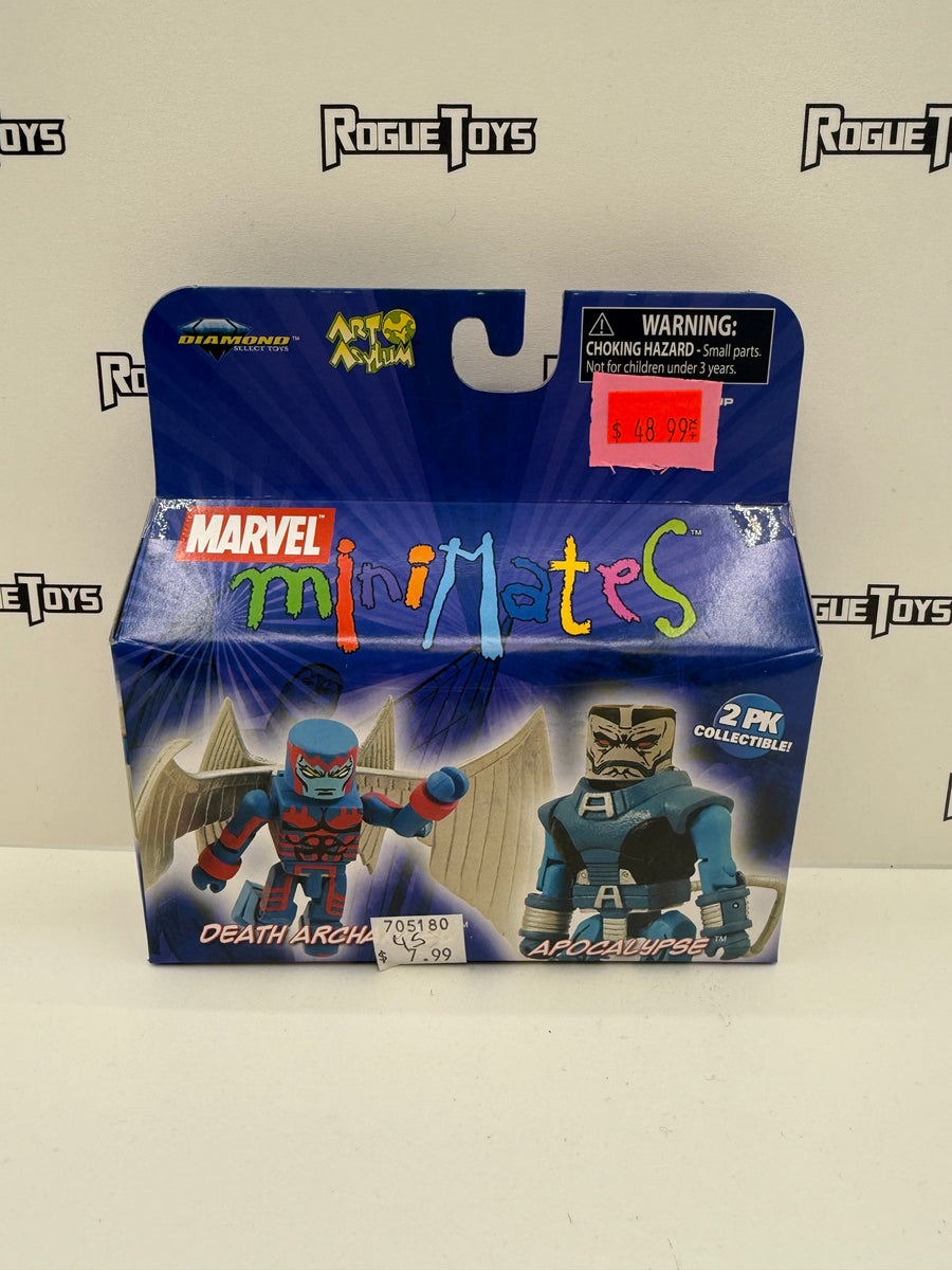 Diamond Select Toys Marvel Minimates Death Archangel & Apocalypse 2-Pa ...