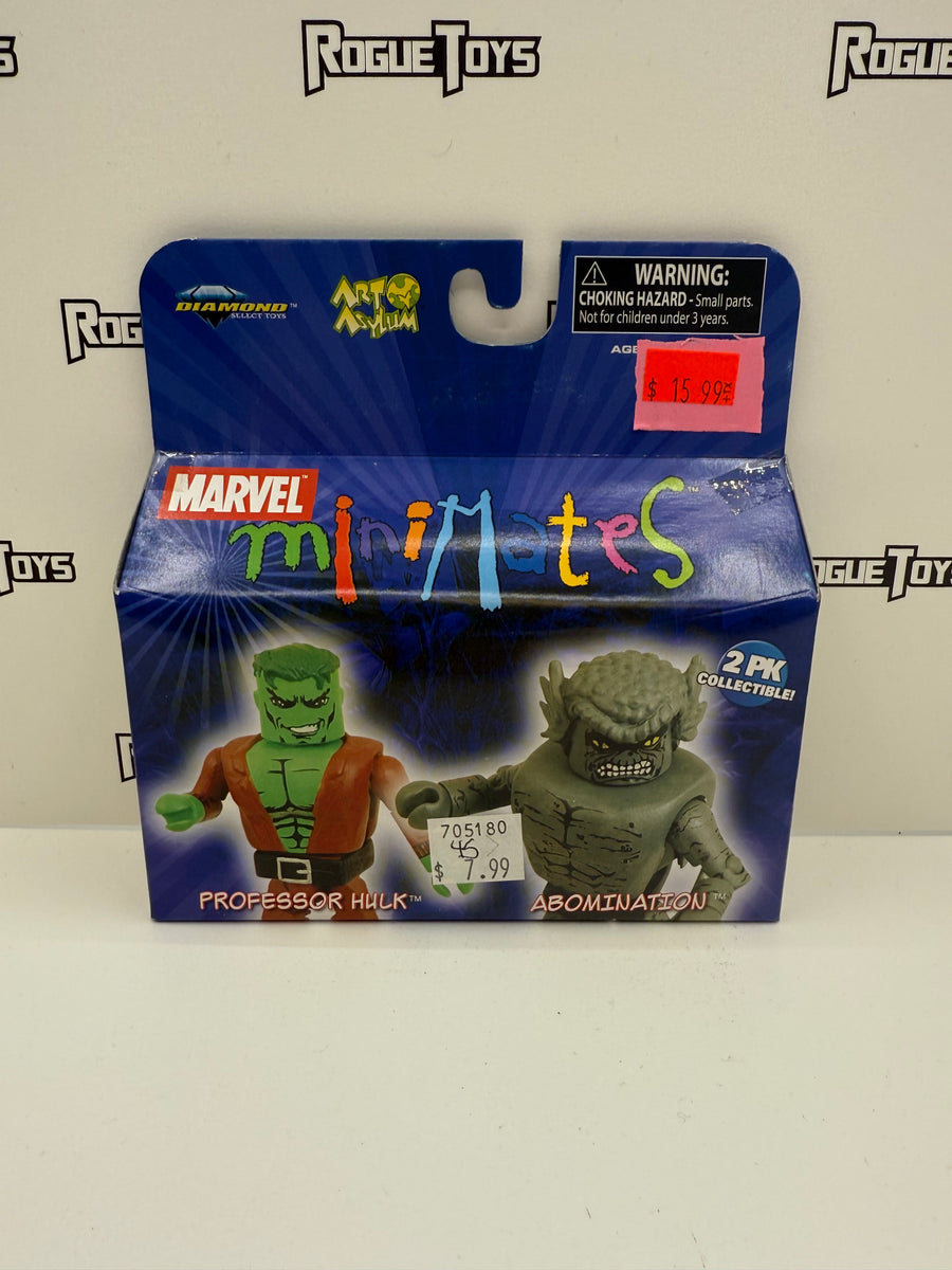 Diamond Select Toys Marvel Minimates Professor Hulk & Abomination 2-Pa ...