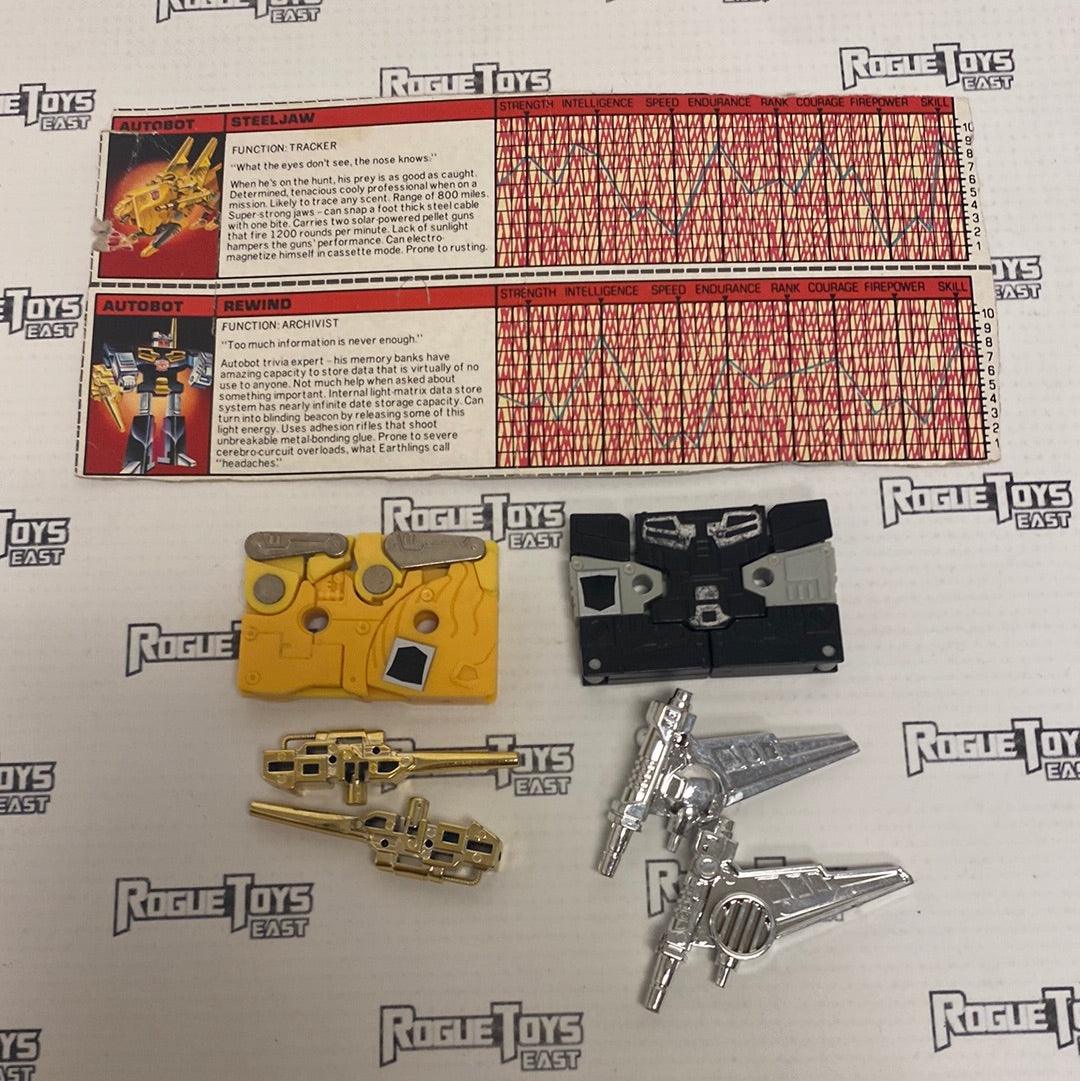 Hasbro Transformers G1 Steeljaw & Rewind| Rogue Toys