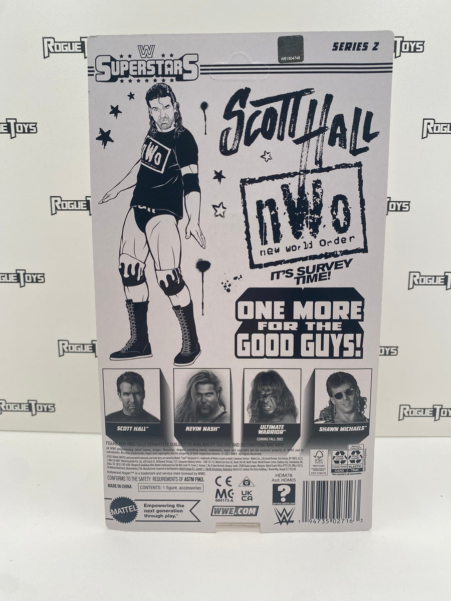 Mattel WWE Superstars Series 2 Scott Hall| Rogue Toys