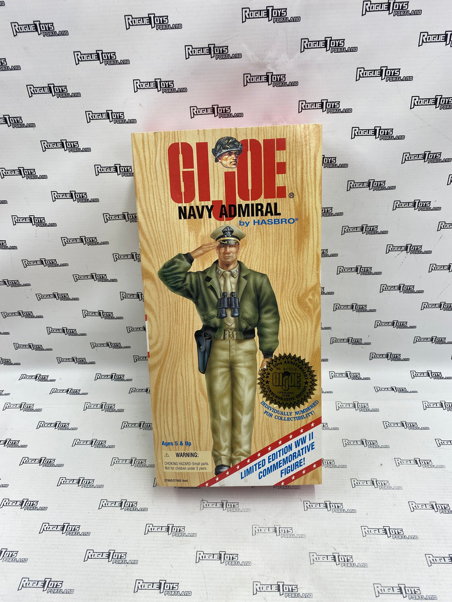 GI JOE Navy Admiral Limited Edition WWII Commemorative Figure| Rogue Toys