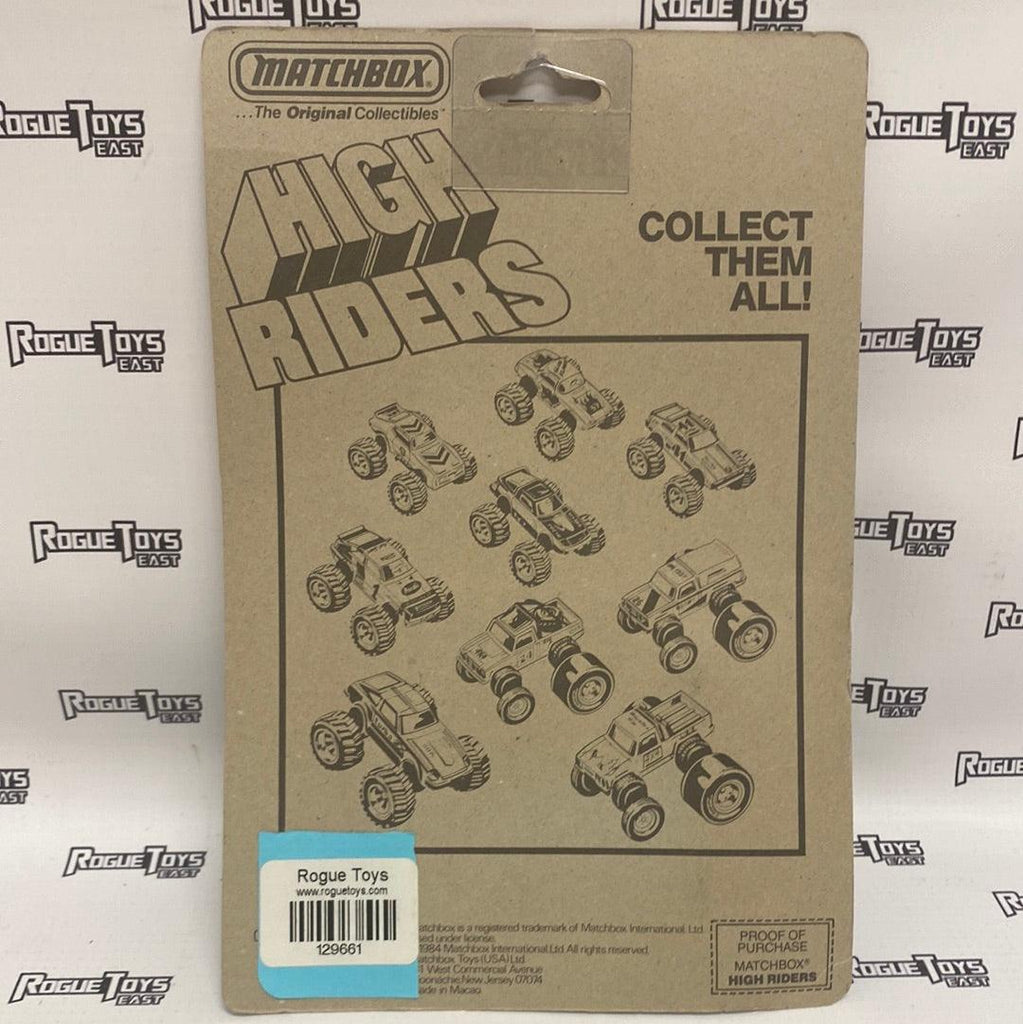 Matchbox high riders mazda car and 4x4 wheels