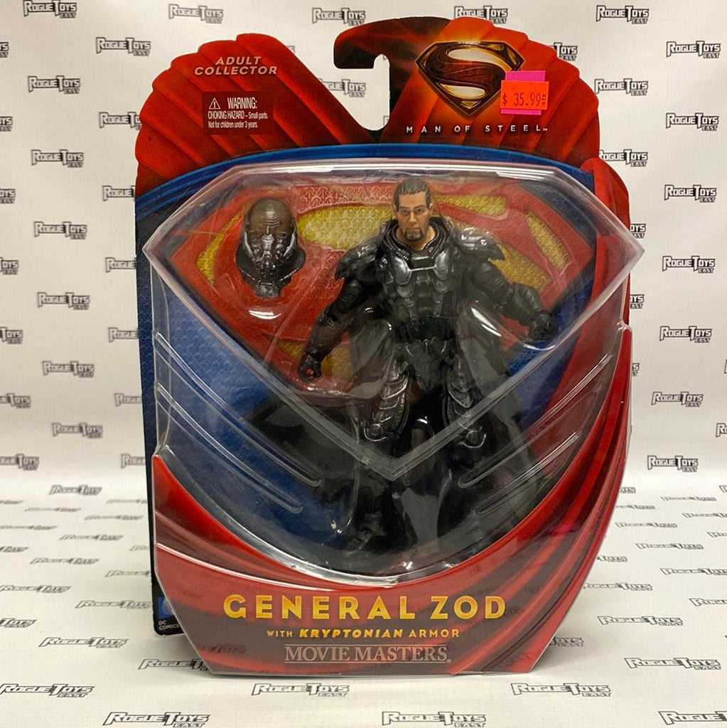 Mattel dc comics movie masters man of steel general zod with kryptonia