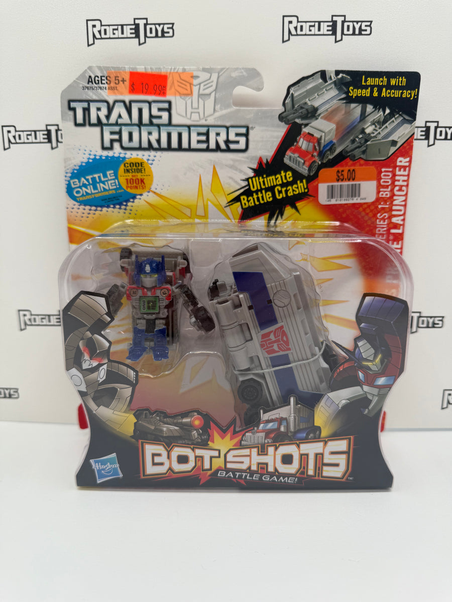 Hasbro Transformers Bot Shots Bot Shot Launchers Autobot Optimus Prime ...