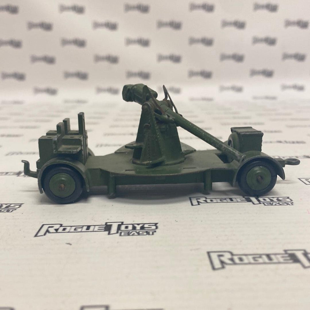 Vintage dinky super toys 687 trailer 25 pr gun made in england