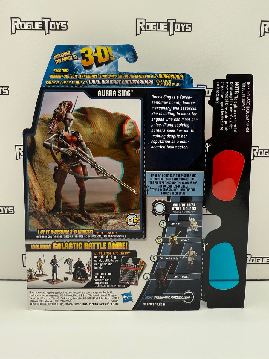Hasbro Star Wars Discover the Force in 3D Aurra Sing| Rogue Toys