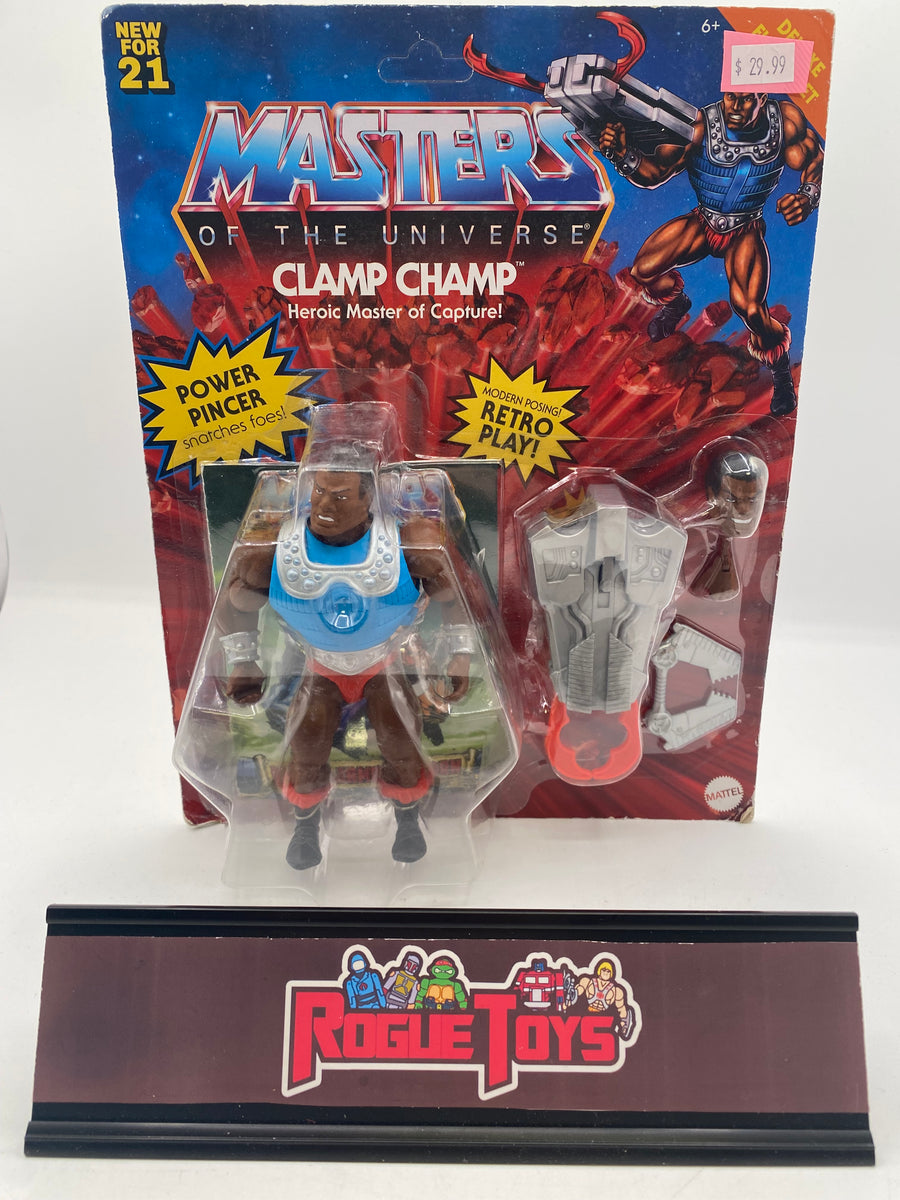 Mattel 2020 Masters of the Universe Clamp Champ Deluxe Figure Set ...