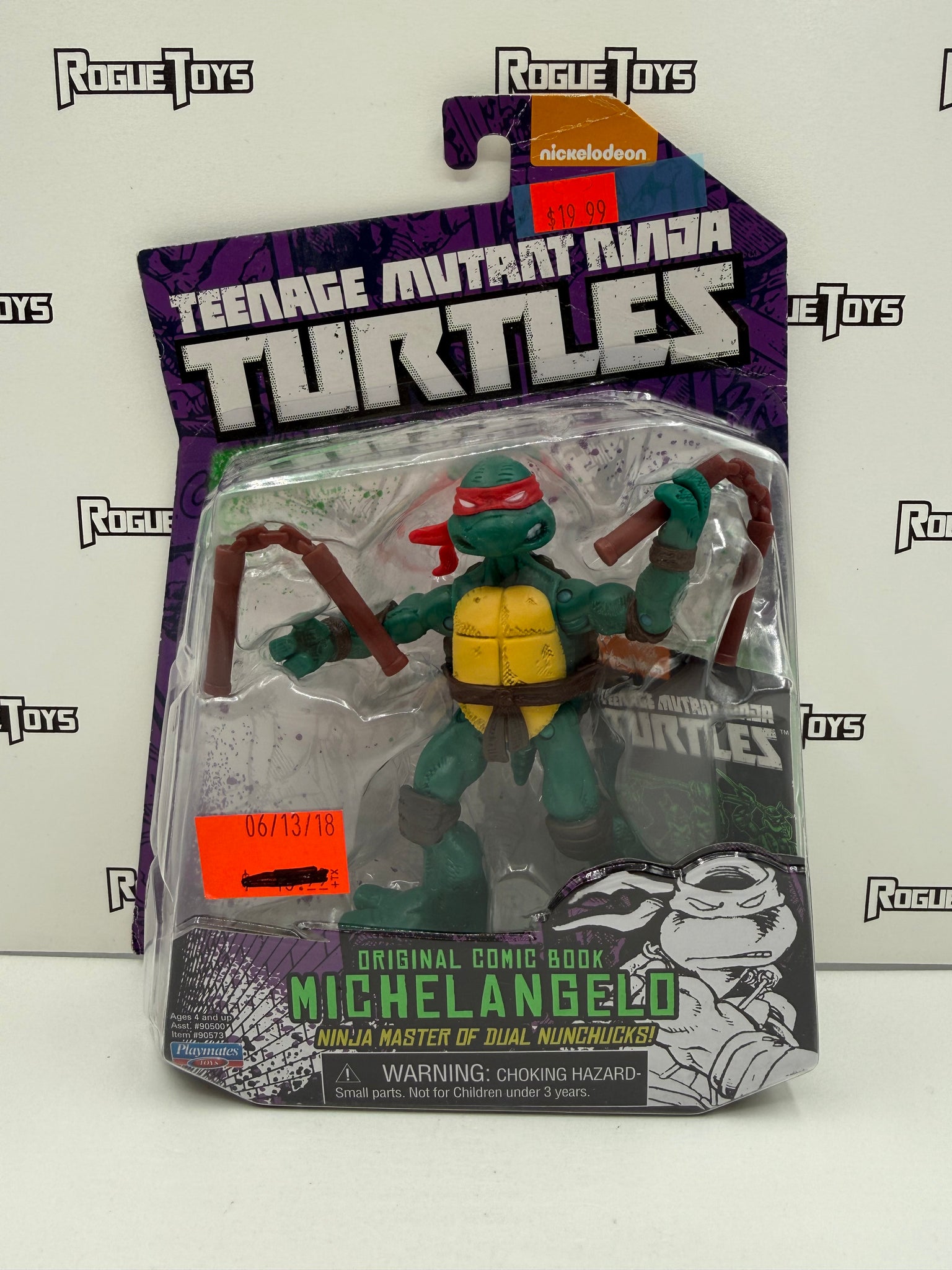 Playmates Nickelodeon Teenage Mutant Ninja Turtles (TMNT) Original Com ...