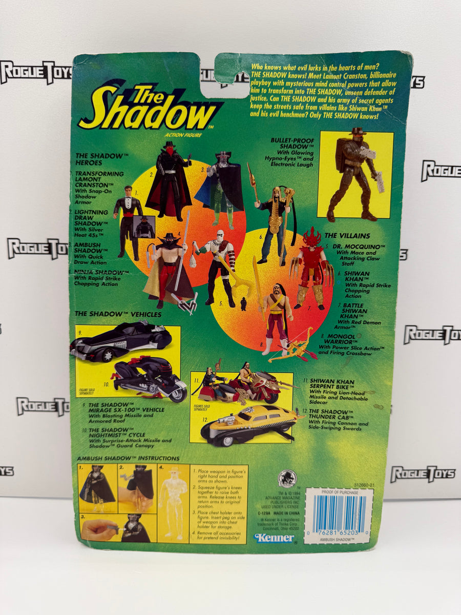 Kenner The Shadow Action Figure Ambush Shadow with Quick Draw Action ...