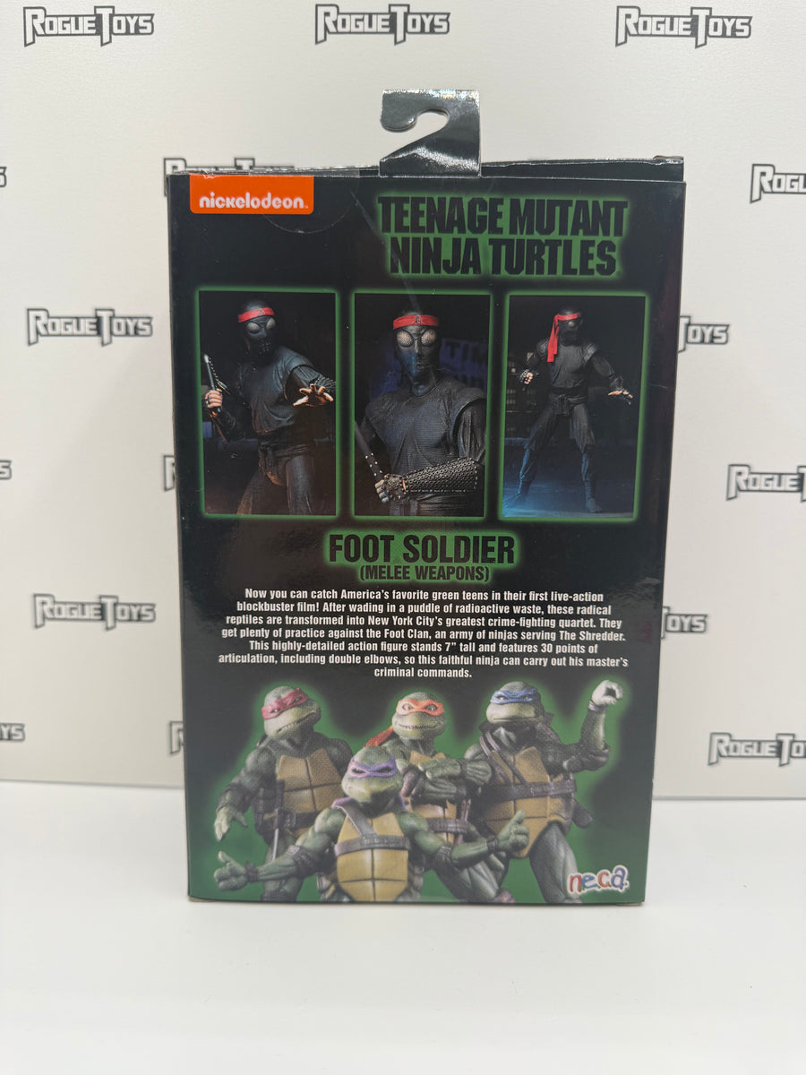 NECA Reel Toys Teenage Mutant Ninja Turtles Foot Soldier (Melee Weapon ...